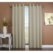 Raphael Heathered Faux Linen Extra Wide Grommet Curtain Panels ...