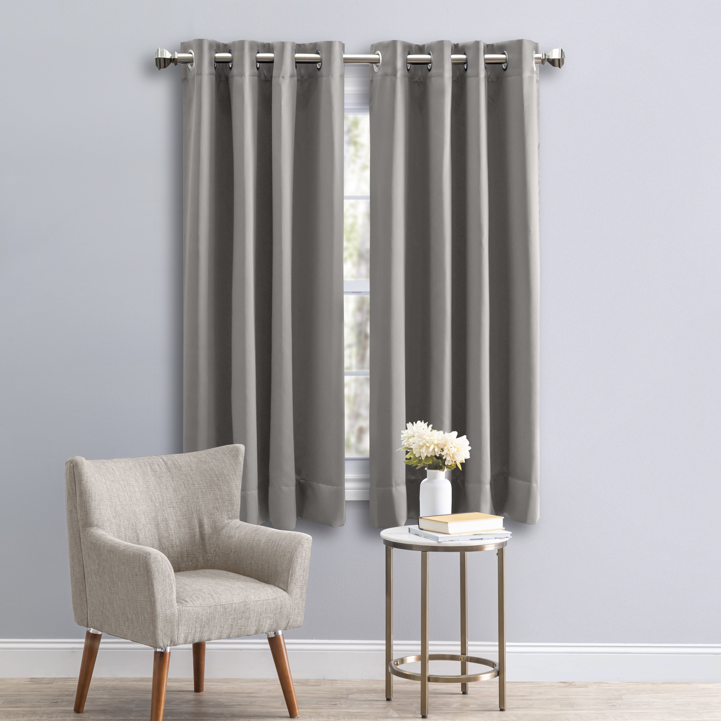 Ricardo Thermal Insulated Blackout Curtain, Short Length, Wide Window ...