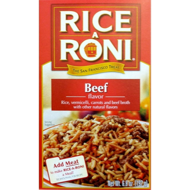 Rice-A-Roni Beef Flavor 6.8Oz (10 Pack) - Walmart.com