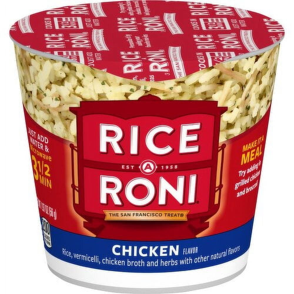 Rice-A-Roni Chicken Cup, 1.97 oz, Just Add Water, Microwave Ready in 3. ...
