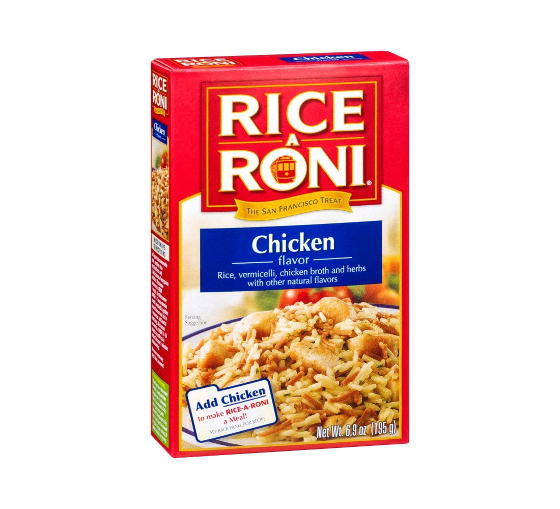 Rice A Roni Chicken Flavor 6.9 Oz (Pack Of 12) - Walmart.com