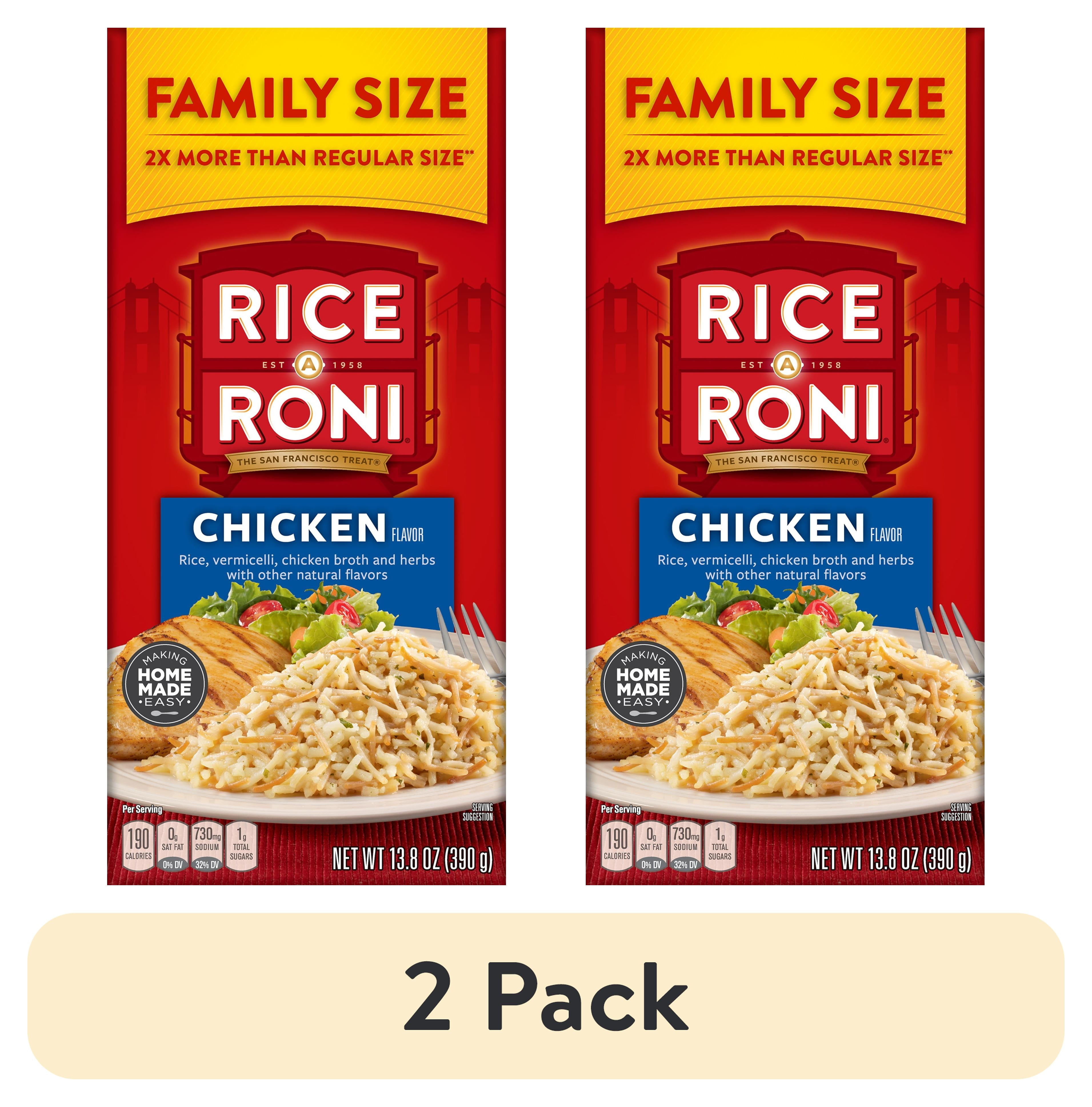 (2 pack) Rice-A-Roni Chicken Rice & Vermicelli Mix Packaged Meal ...