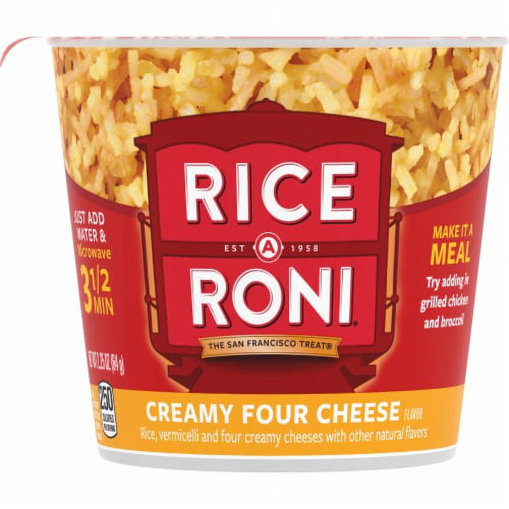 (1PACK),Rice-A-Roni Creamy Four Cheese Rice 2.25oz - Walmart.com