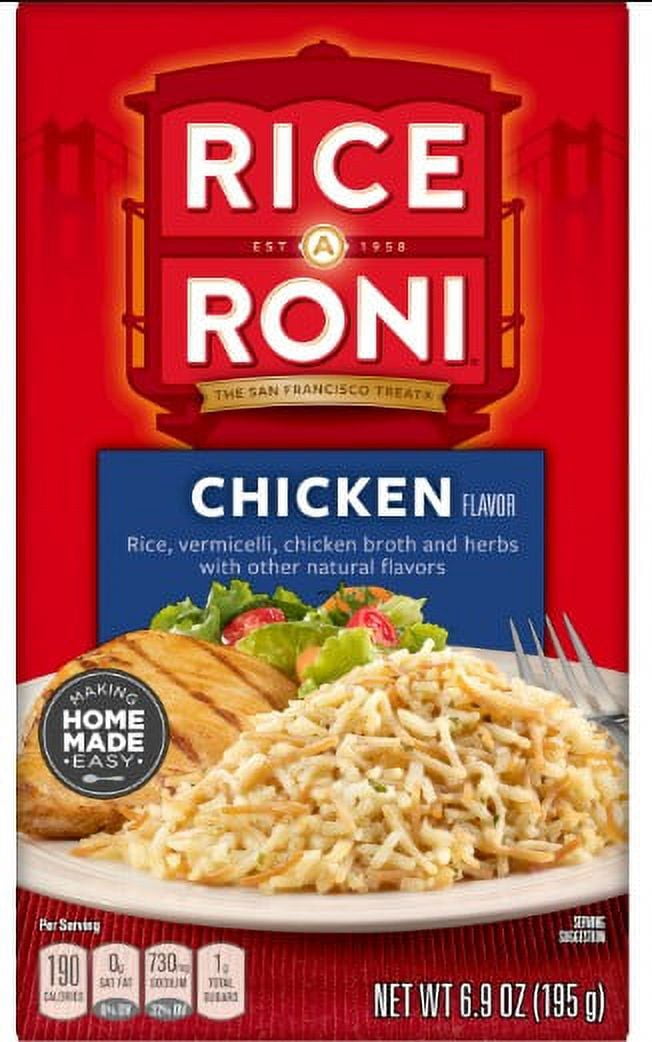 Rice-A-Roni Rice Chicken Flavor 6.9 oz (Pack of 10) - Walmart.com