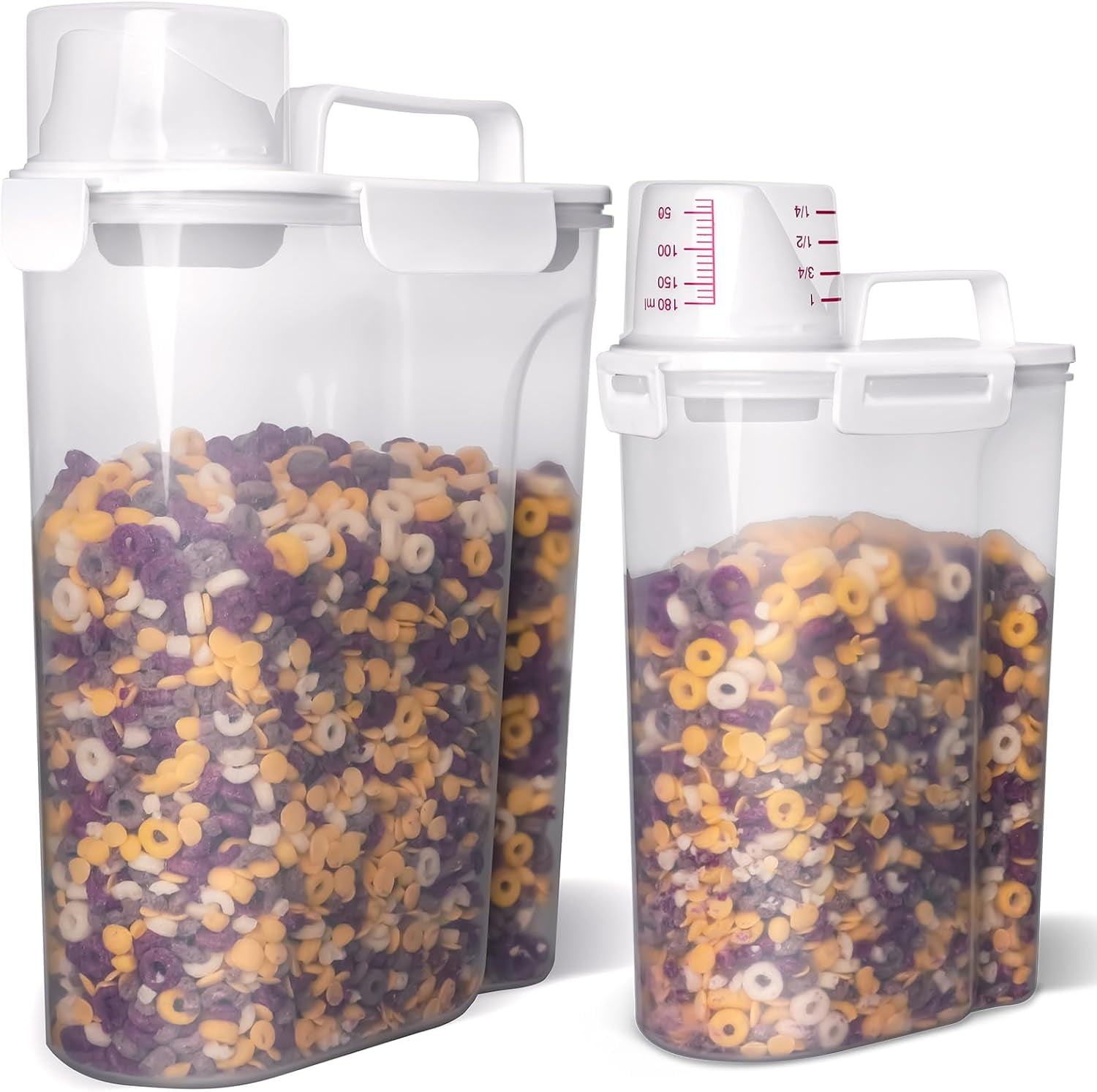 Rice Airtight Dry Food Storage Containers 2 Pack, BPA Free Plastic ...