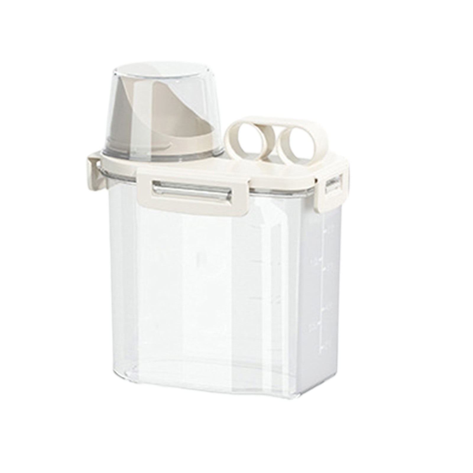 Rice Airtight Dry Food Storage Containers, BPA Free Plastic Storage Bin Dispenser with Pourable ...