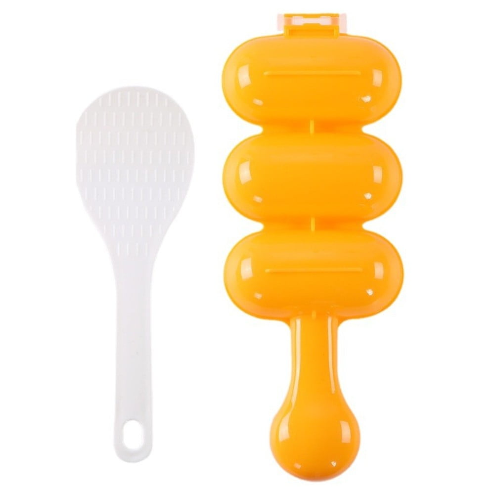 Rice Ball Maker Mould Sushi DIY Mould Rice Shaper Moulds Kitchen Tool ...