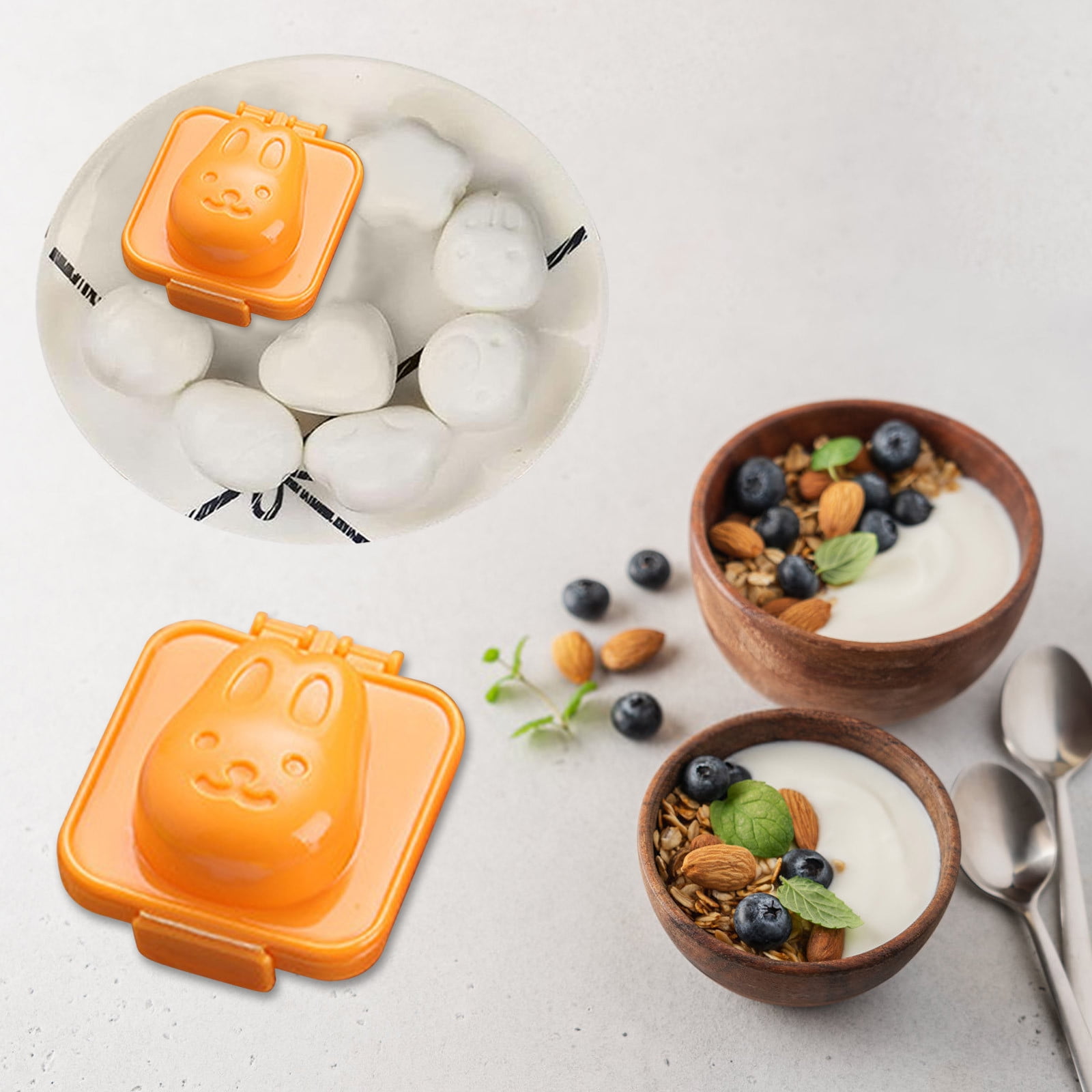 Rice Ball Mold Sushi Maker Bento Accessories Set | DIY Rice Shaper Kitchen Tool | Fish Bear Car ...