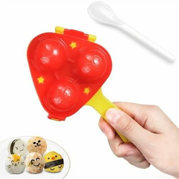 Rice Ball Mold, Upgraded Rice Ball Shaker, Onigiri Rice Ball Maker ...