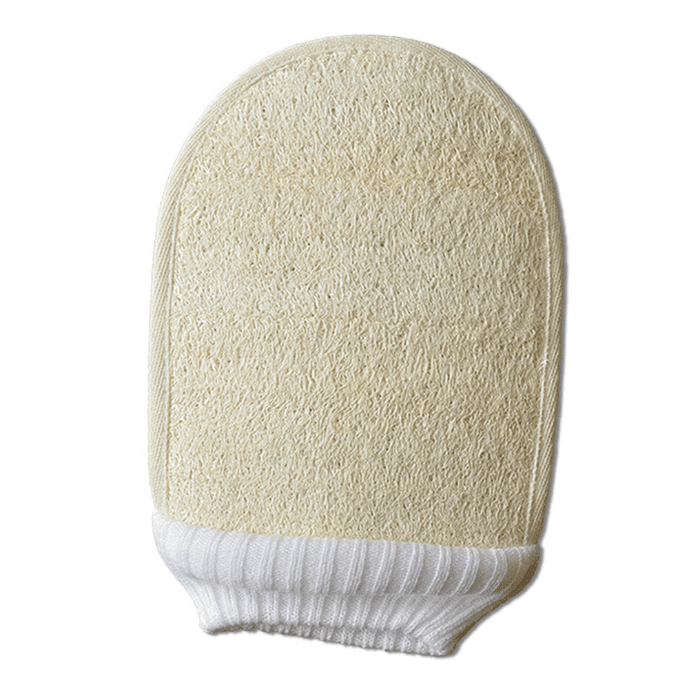 Dual Side Loofah Sponge Body Scrubber - Exfoliator Bath Glove, Large ...