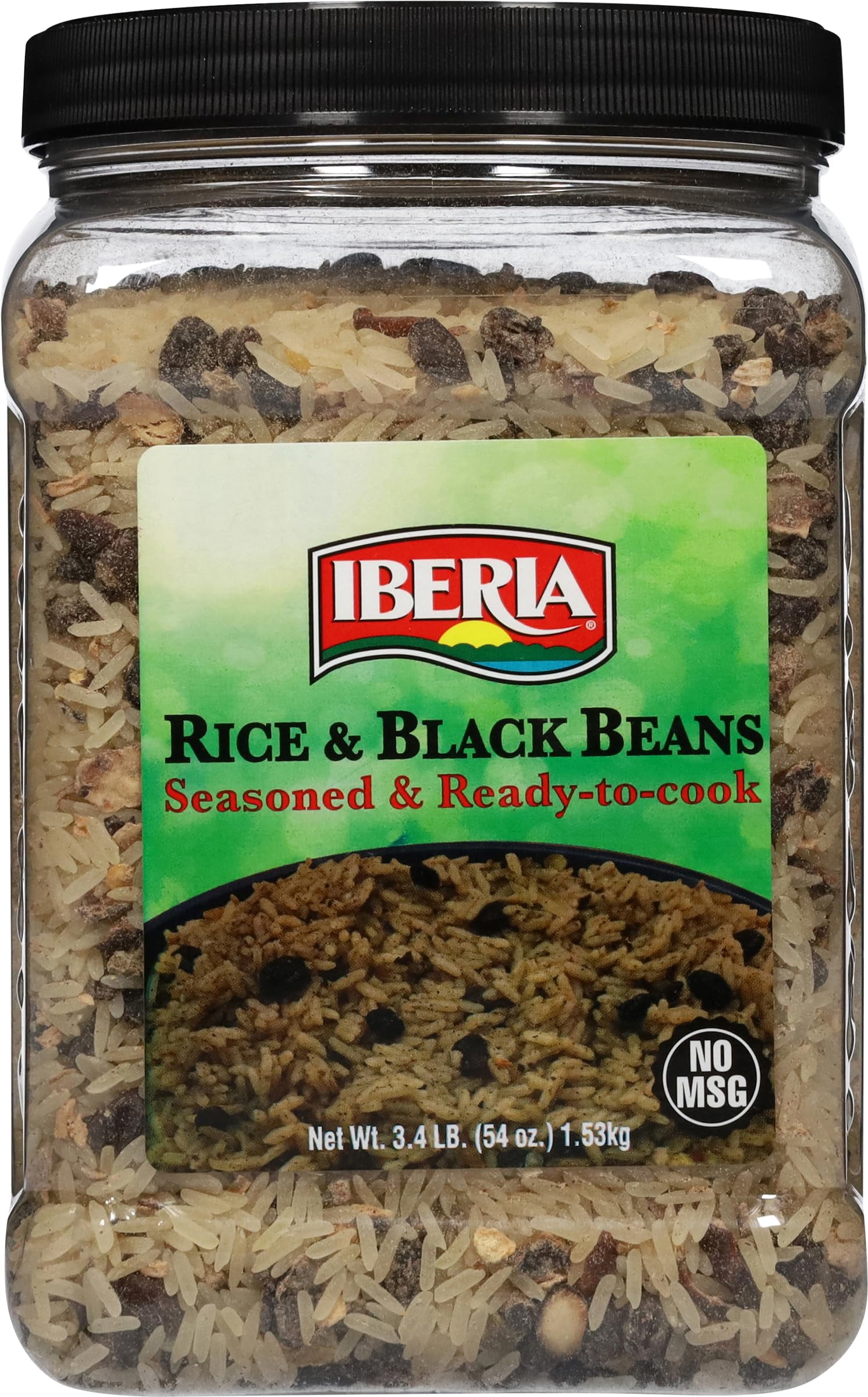 Rice & Black Beans, 3.4 Lb., Completely Seasoned & Ready To Cook ...