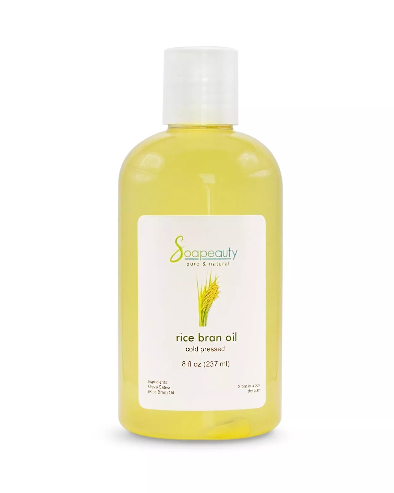 Rice Bran Oil Cold Pressed 100% Pure & Natural 8 fl oz - Walmart.com