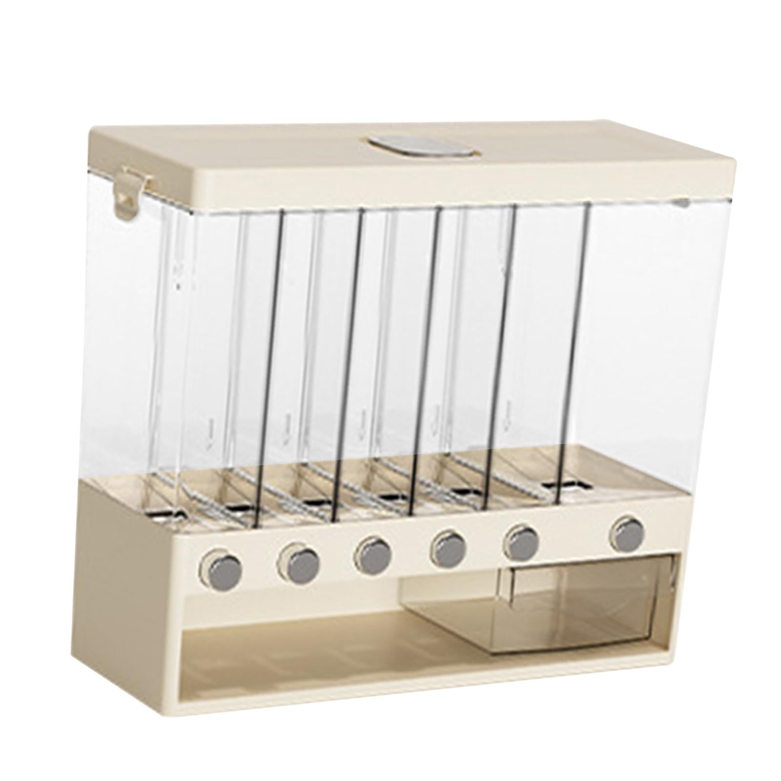 Rice Bucket Kitchen Storage with Measuring Cup Large Capacity Grains ...