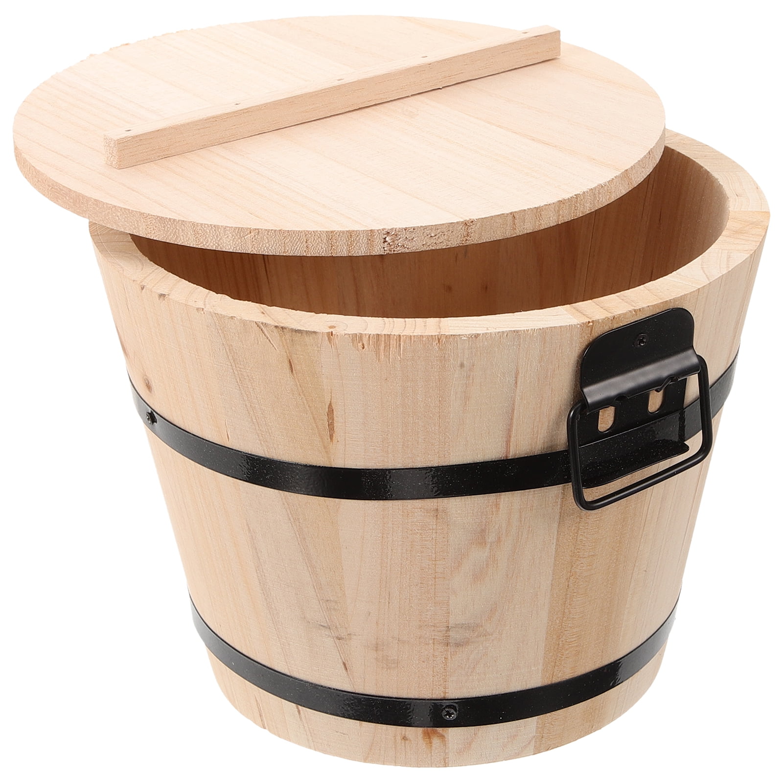 Rice Bucket Wooden Kitchen Rice Steamer Rice Storage Container Cooked ...