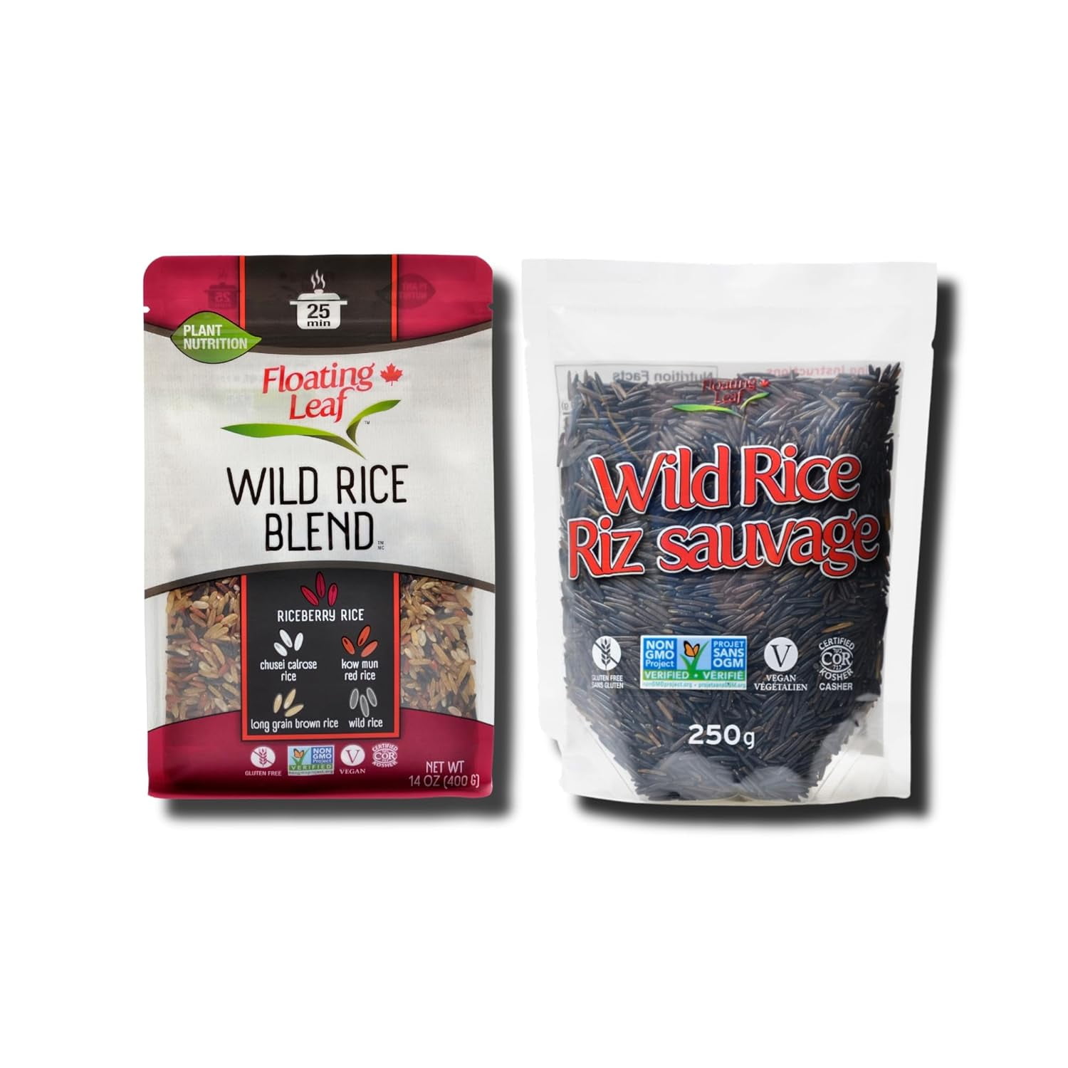 Rice Bundles - 6 Pack Wild Rice Blend with Riceberry, Red & Brown Rice ...