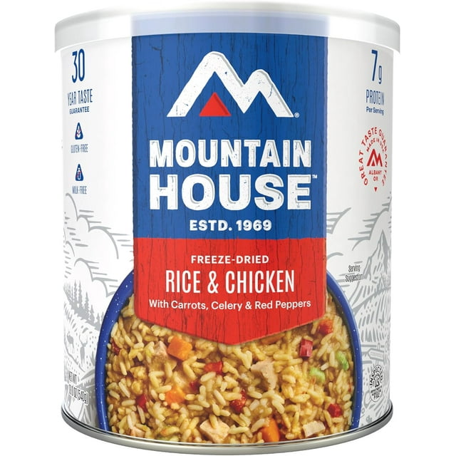 Rice & Chicken | Freeze Dried Survival & Emergency Food | #10 Can ...
