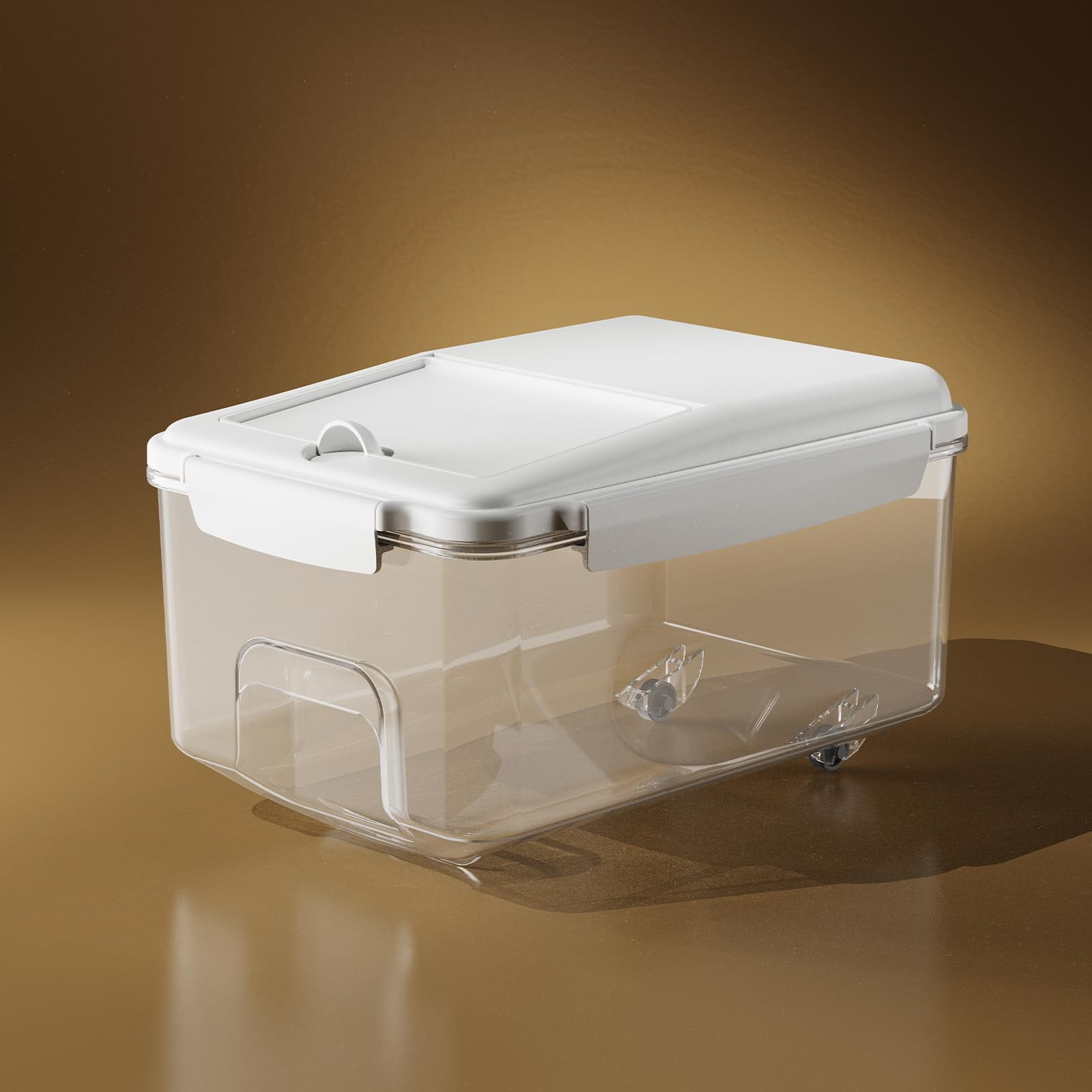 Rice Container - 10lbs Flour Dispenser with Lids & Cup BPA Free Kitchen ...