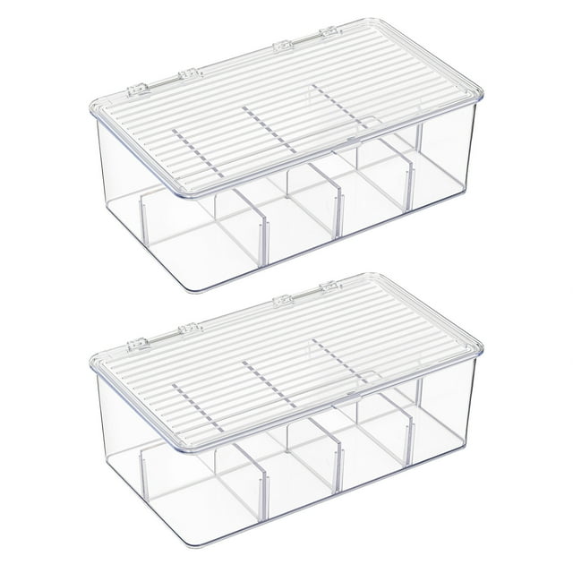 Rice Container Storage 25lbs Kitchen Pantry Refrigerator Organization ...