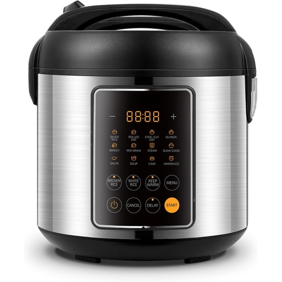 Rice Cooker, 14-in-1 Stainless Multi Cooker, Slow Cooker, Steamer ...
