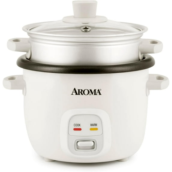 Rice Cooker, 2-Cup (Uncooked) / 4-Cup (Cooked), Steamer, Grain Soup ...
