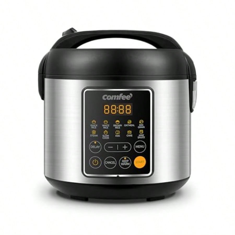 Rice Cooker 4 Cups Uncooked 8 Cups Cooked Slow Cooker 2 Qt Small ...