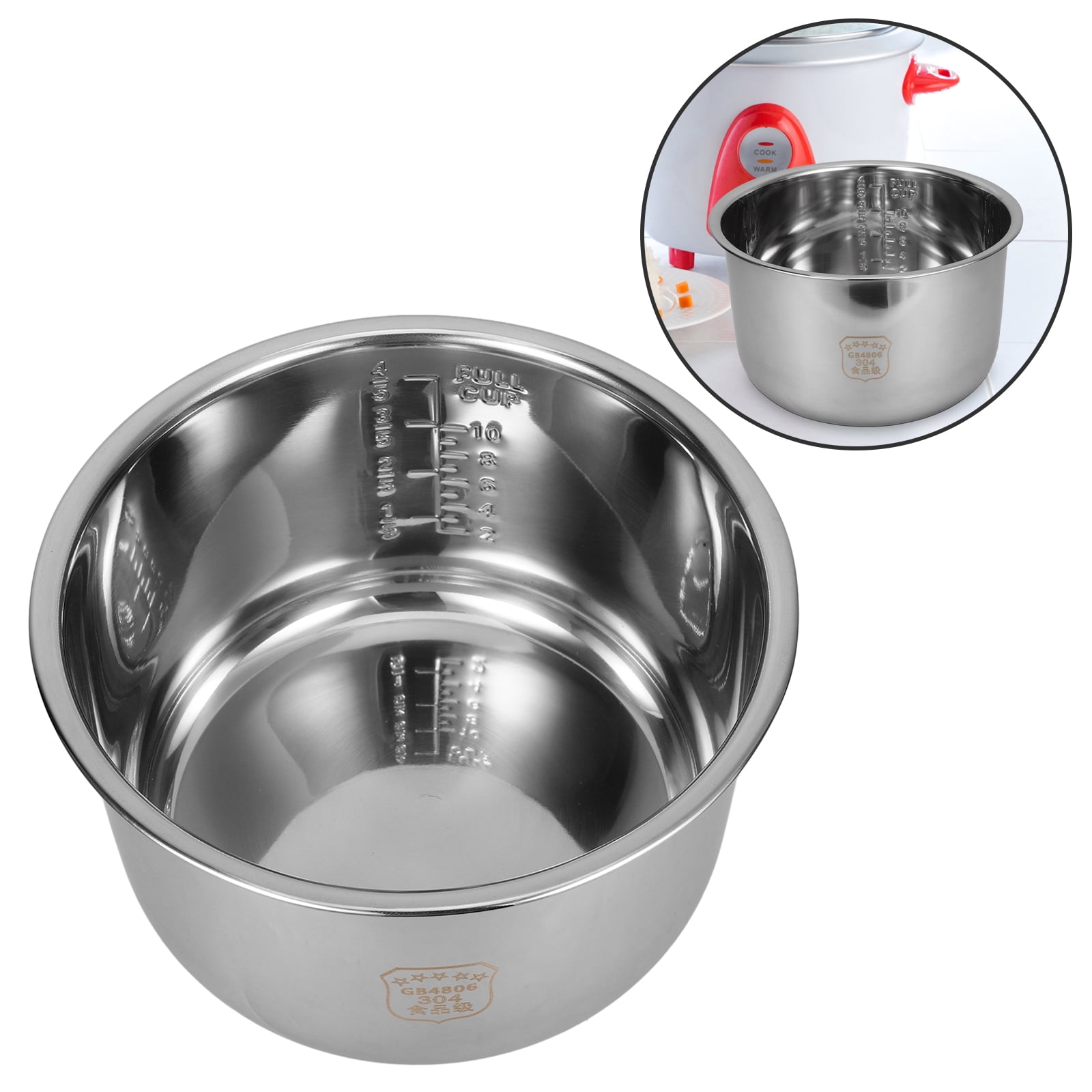 Stainless Steel Inner Pot for Rice Cooker 5L Household Rice Cooker ...