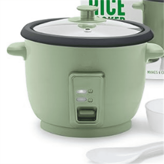 Rice Cooker with Removable PFAS-Free Nonstick Pot, 3-Cups Uncooked/6 ...