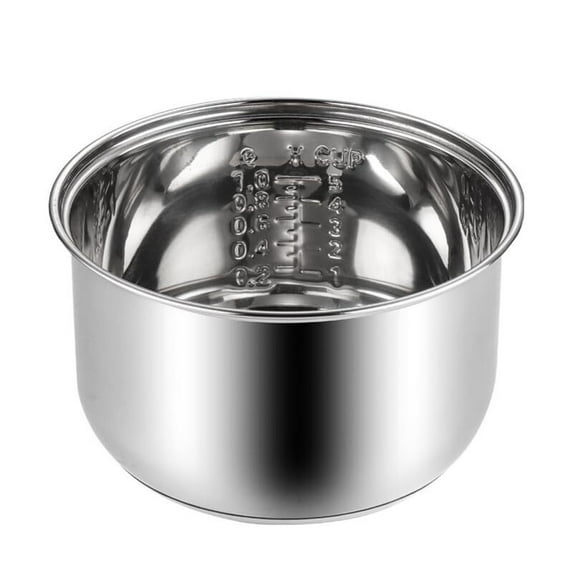 Rice Cooker Stainless Steel Inner Pot,Eco-Friendly, Odor-Free & Fits ...