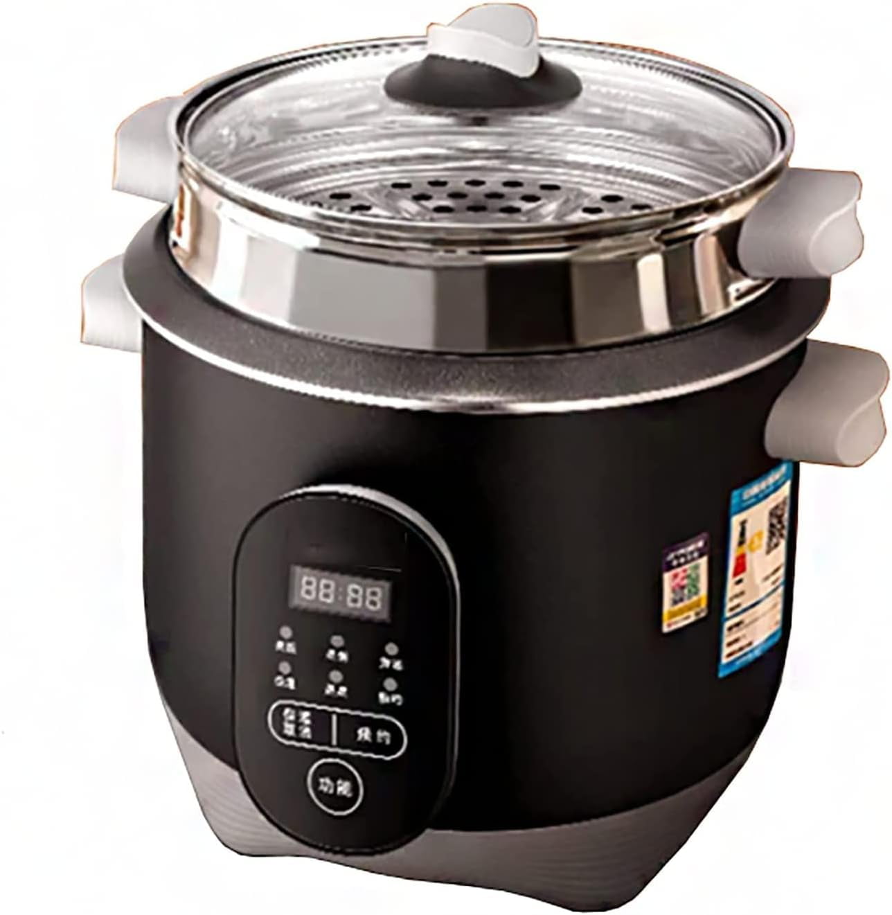 Rice Cooker with Steamer Non-Stick Inner Pot, Intelligent Insulation ...