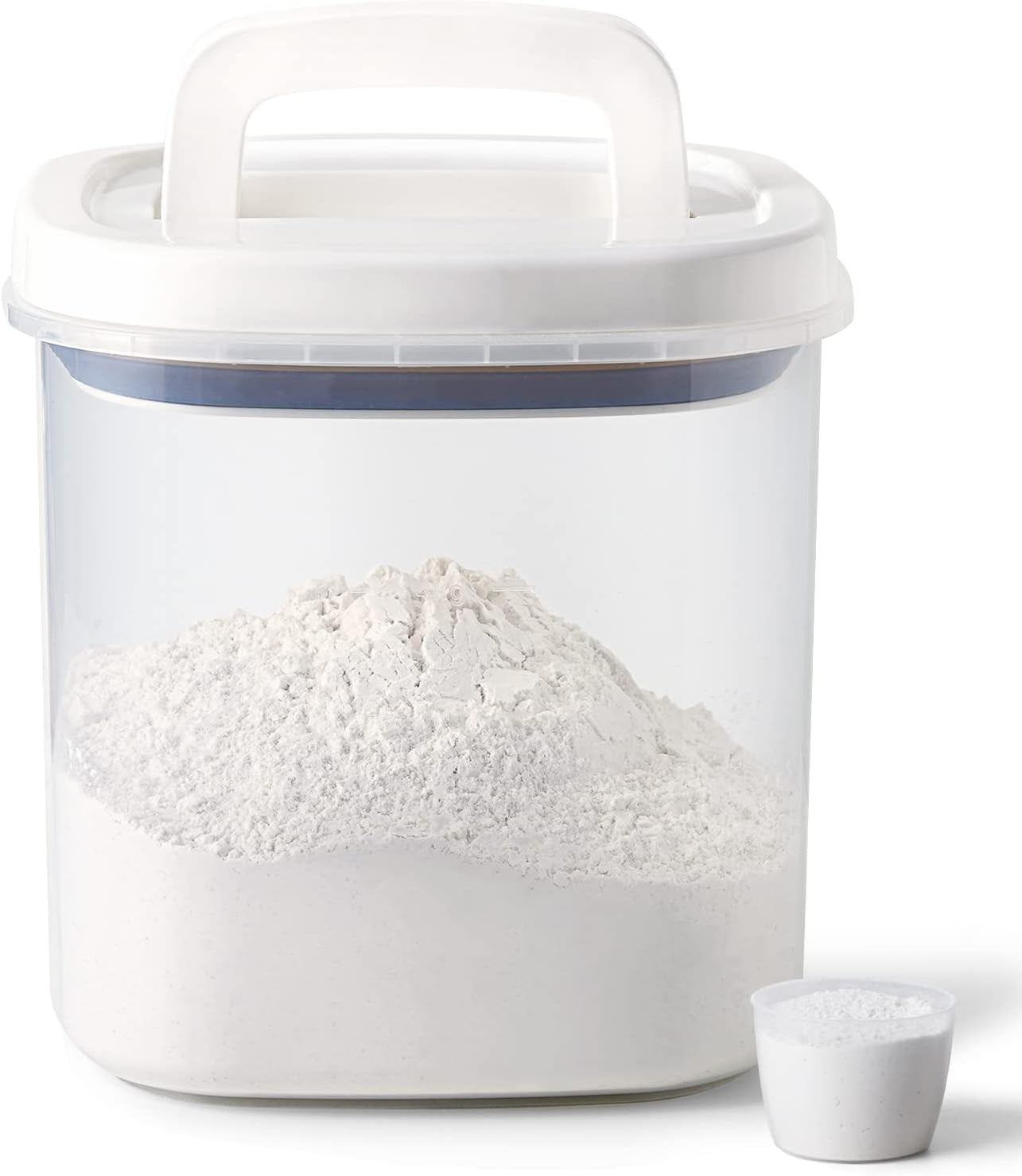Rice Dispenser,10 Lbs Rice Container Storage with Measuring Cup Food ...