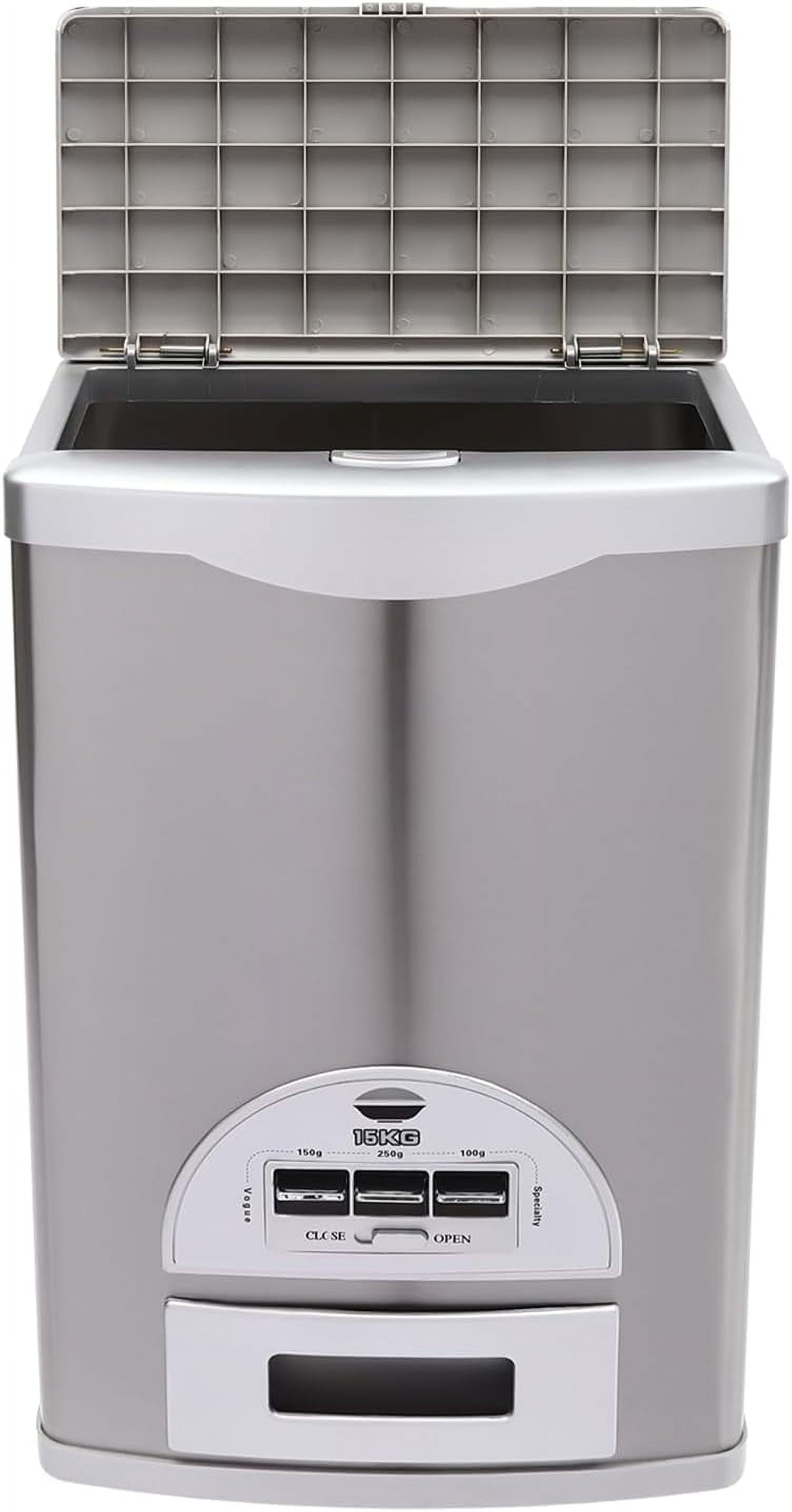 Rice Dispenser, 33 Lbs Large Capacity Rice Storage Container with Good ...