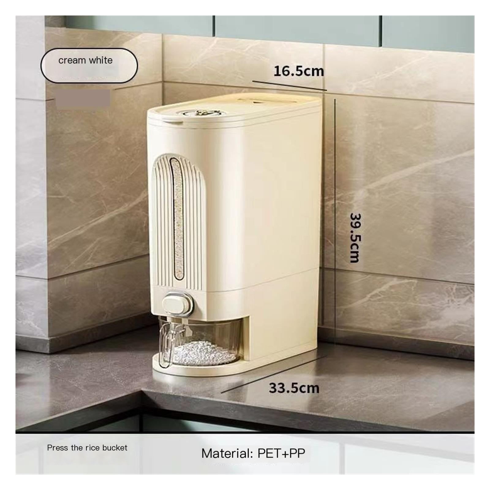 Rice Dispenser, Cereal Containers Storage Sealed Moisture Proof, Cereal ...