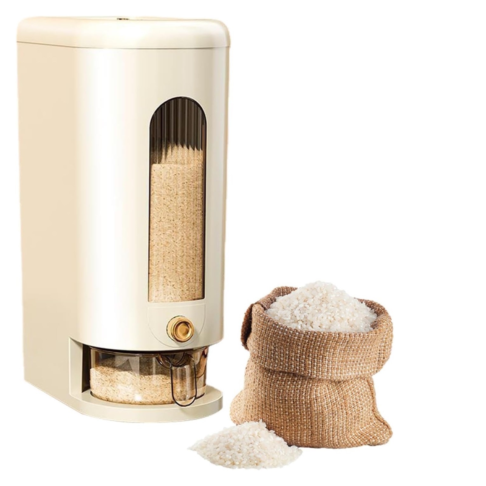 Rice Dispenser Rice Support Bucket 5 or 10 Kg Sealed Moisture-proof ...