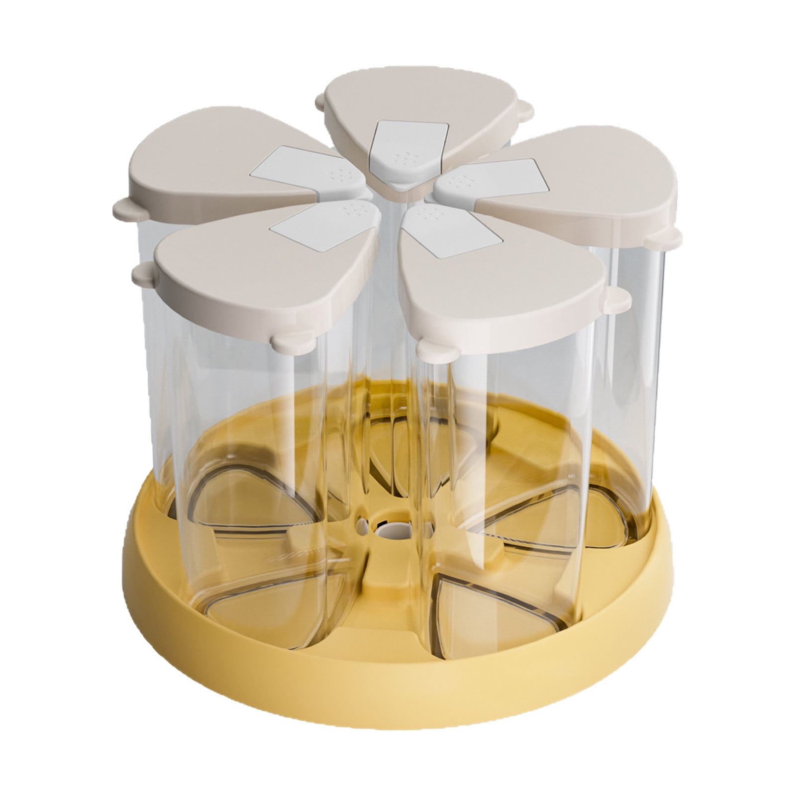 Rice Dispenser - Rotating Cereal dispenser countertop for Pantry ...