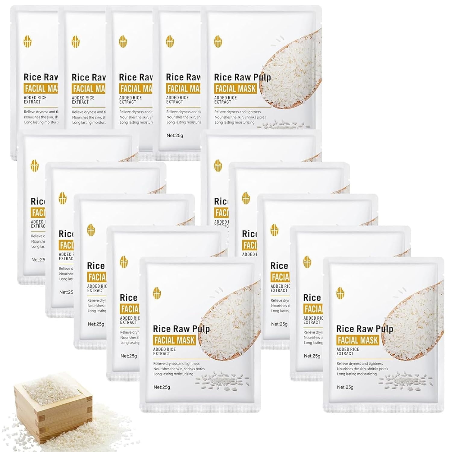 Rice Dough Modeling Mask, Rice Face Mask, Rice Dough Mask for Face ...