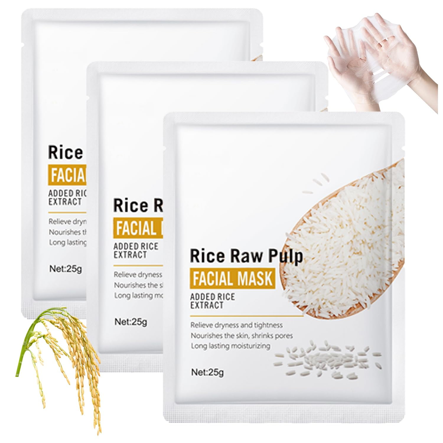 Rice Dough Modeling Mask, Rice Dough Facial Modeling Mask, Rice Dough ...