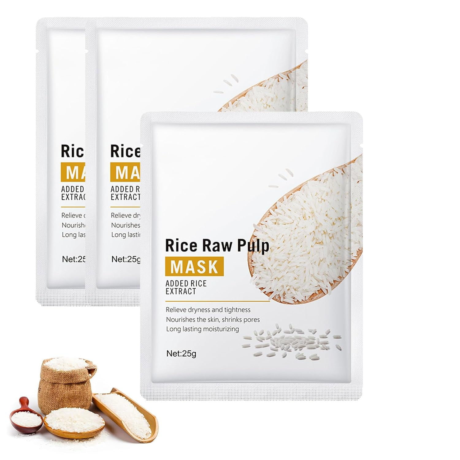 Rice Dough Modeling Mask, Rice Dough Facial Mask, Rice Korean Face Mask ...