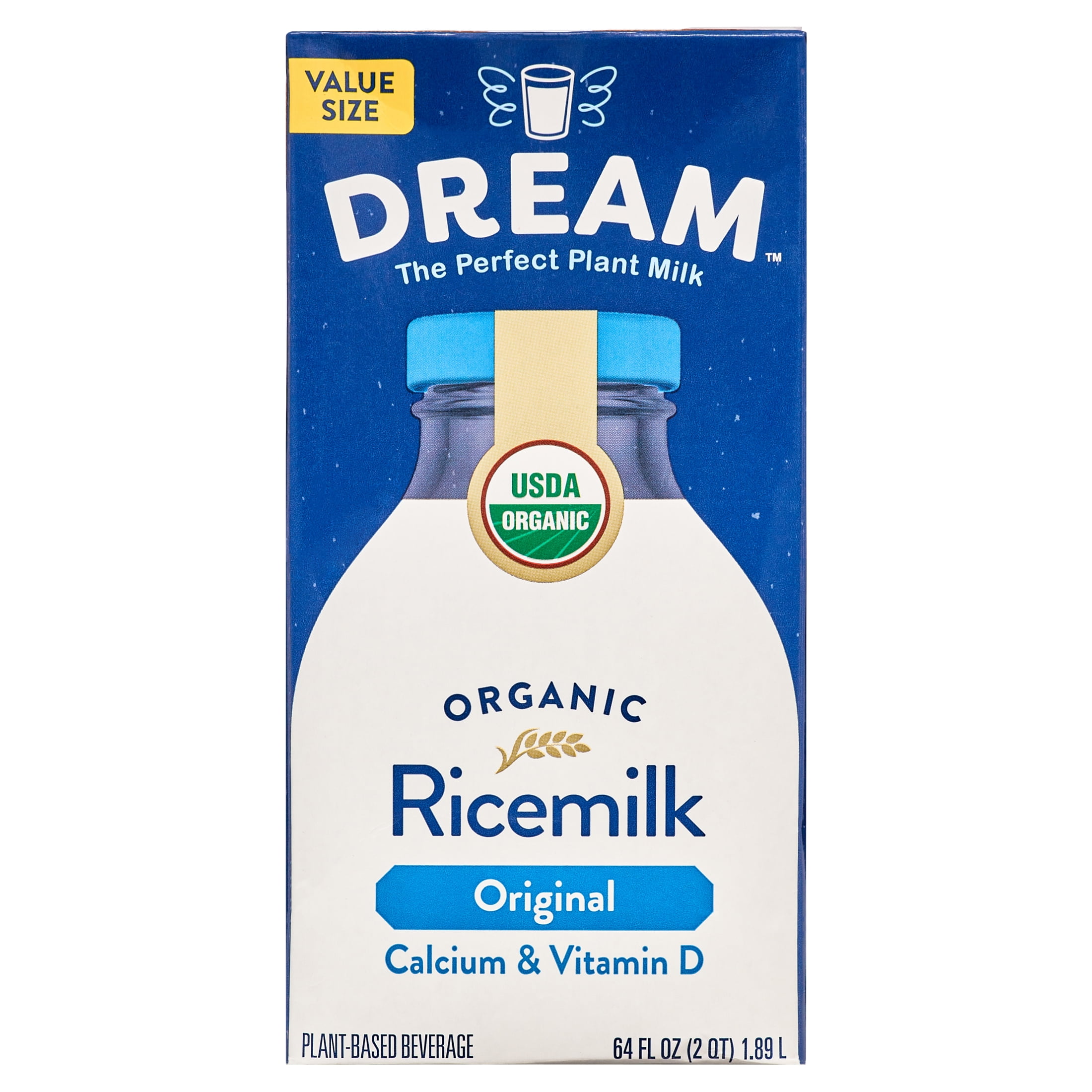Rice Dream Organic Original Rice Drink, 64 Fl. Oz. - Walmart.com