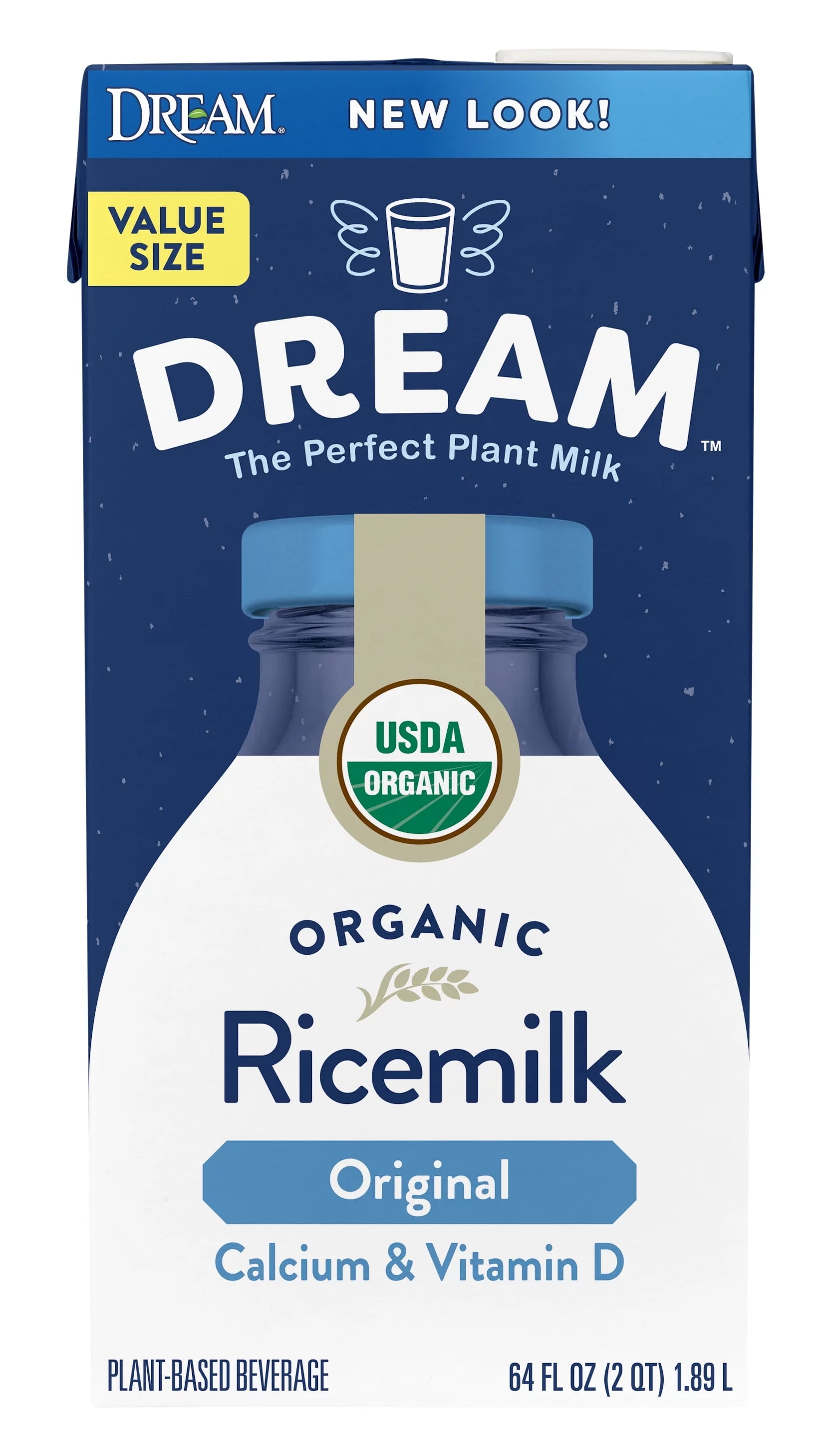 Rice Dream Organic Original Rice Drink, 64 Fl. Oz. - Walmart.com