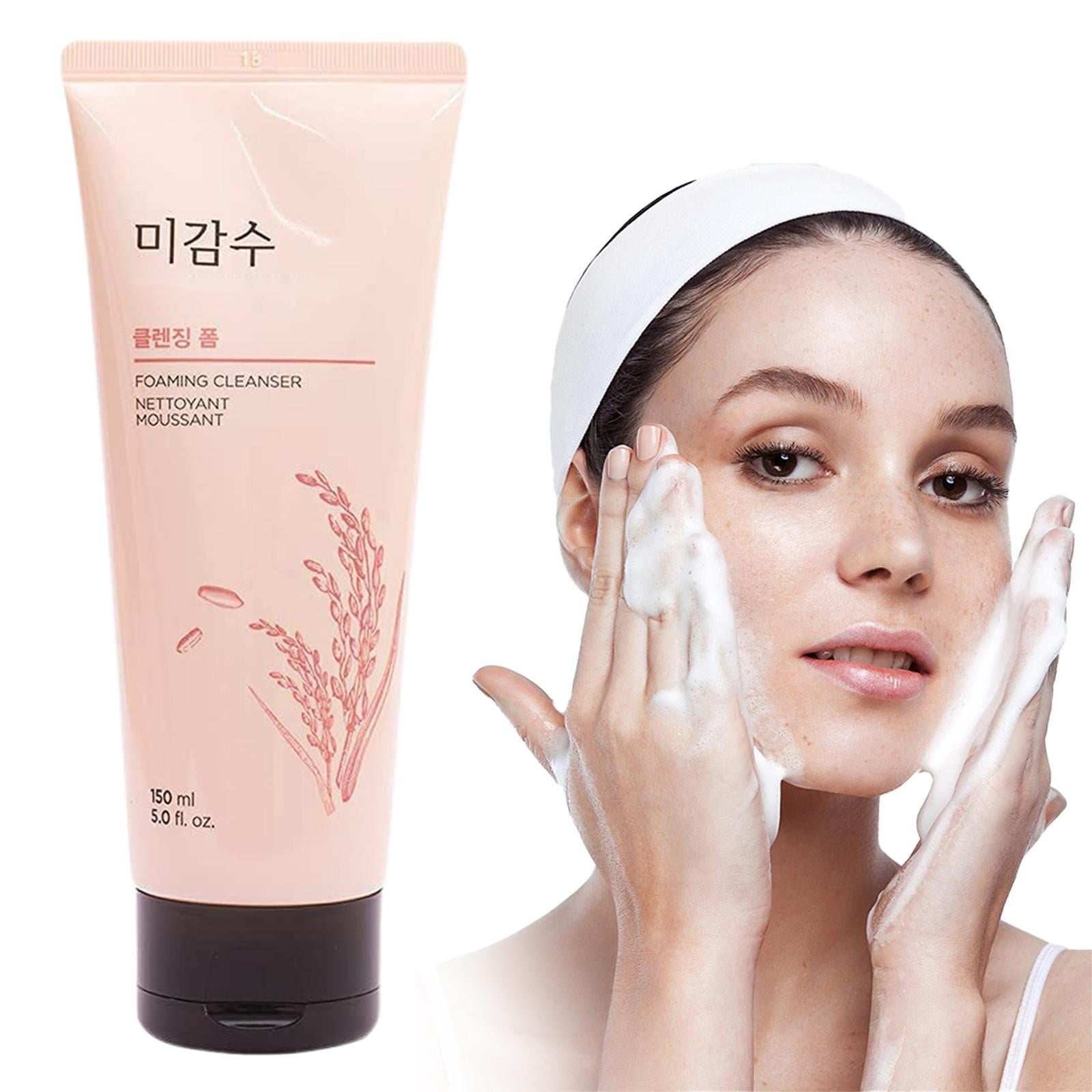 Rice Face Wash Korean,Rice Water Face Wash,BETT Cleansing foam 150ml with Rice Water for ...