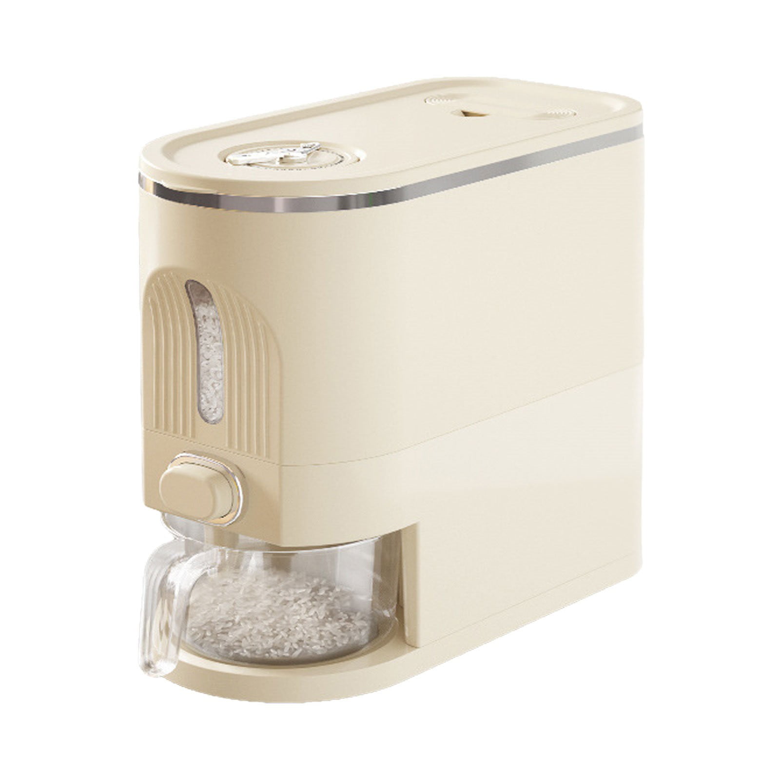 Rice Grain Dispenser Household Large Grain Container Storage With ...
