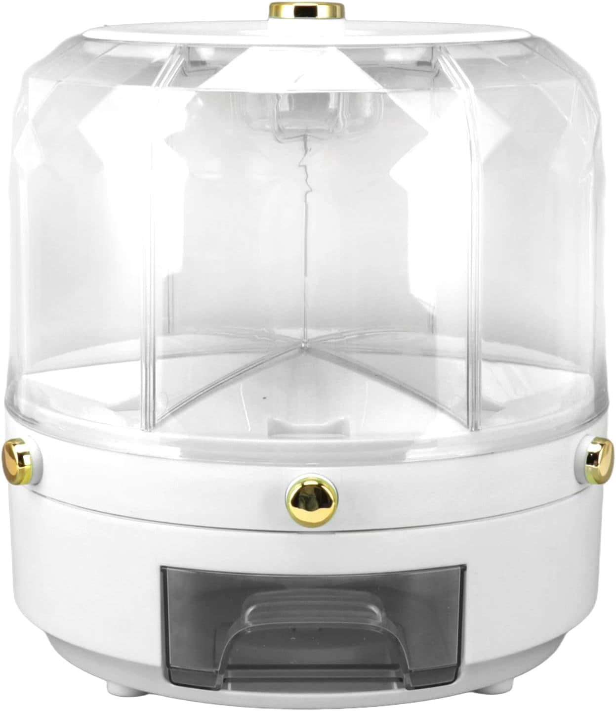 Rice and Grain Storage Container, 6KG Capacity 6 Grid Rice Dispenser ...