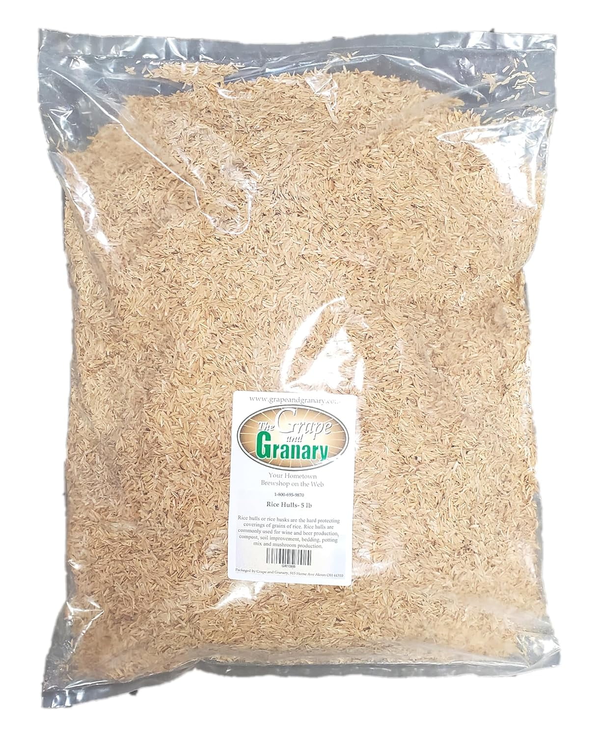Rice Hulls, 5 lb bag - Walmart.com