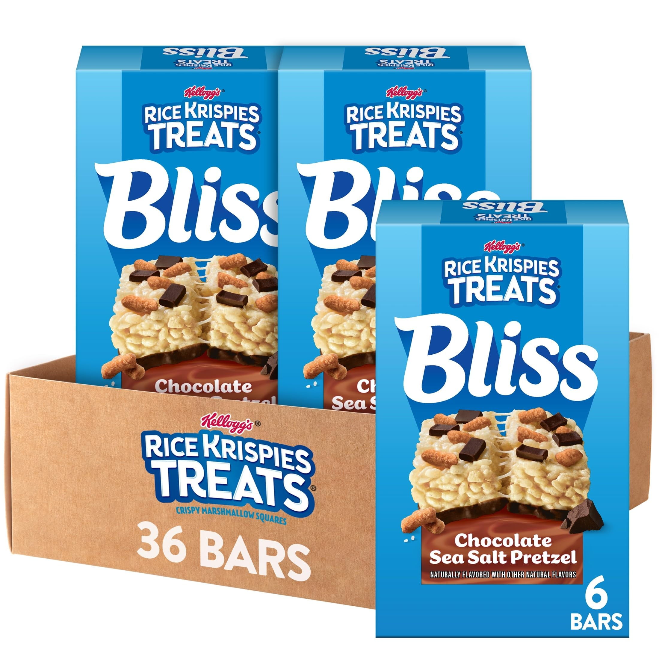 Rice Krispies Treats Bliss OKA4 Crispy Marshmallow Squares, Snack Bars ...
