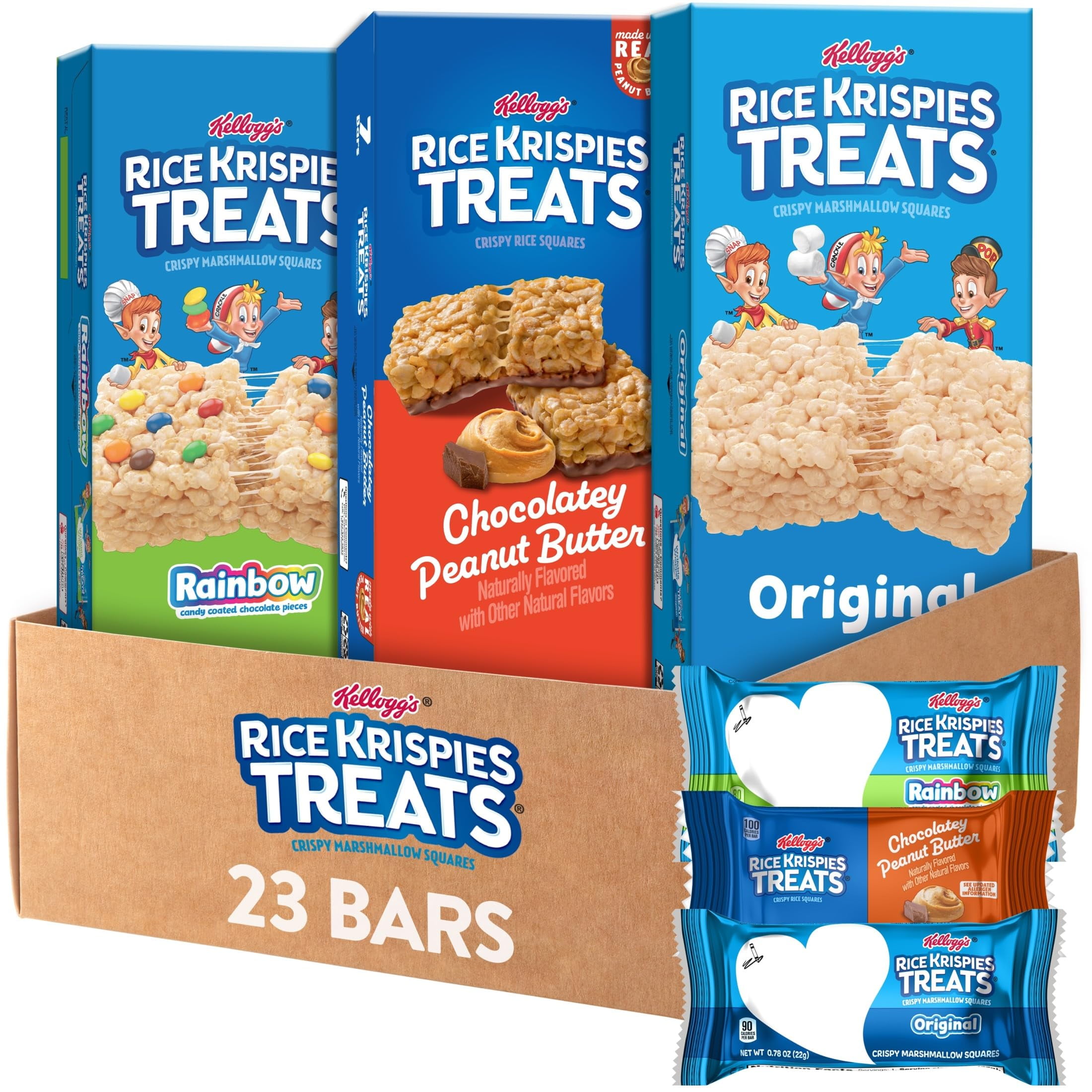 Rice Krispies Treats Crispy DMF15 Marshmallow and Rice Squares, Lunch ...
