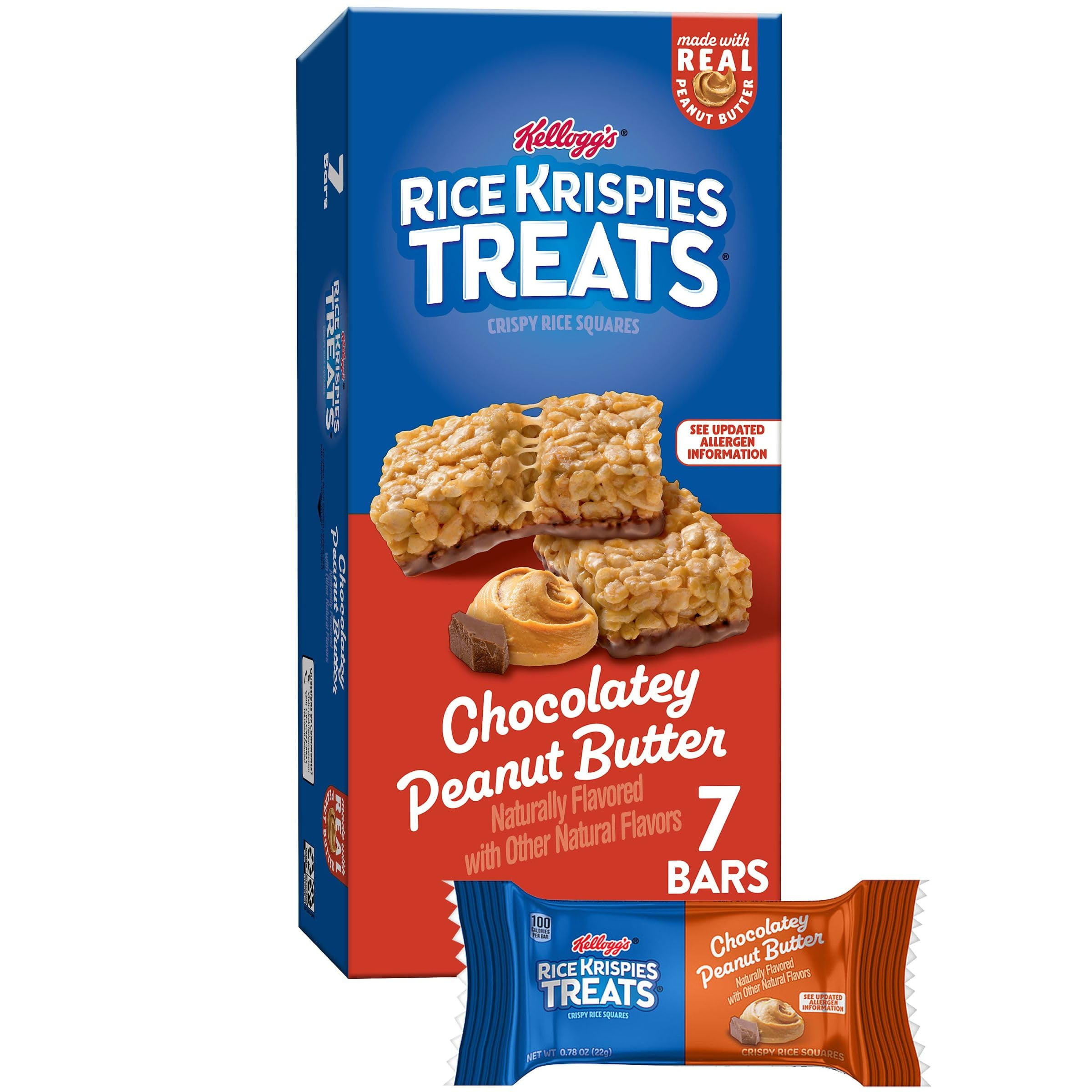Rice Krispies Treats Crispy Rice Squares, Kids Snacks, Snack Bars ...