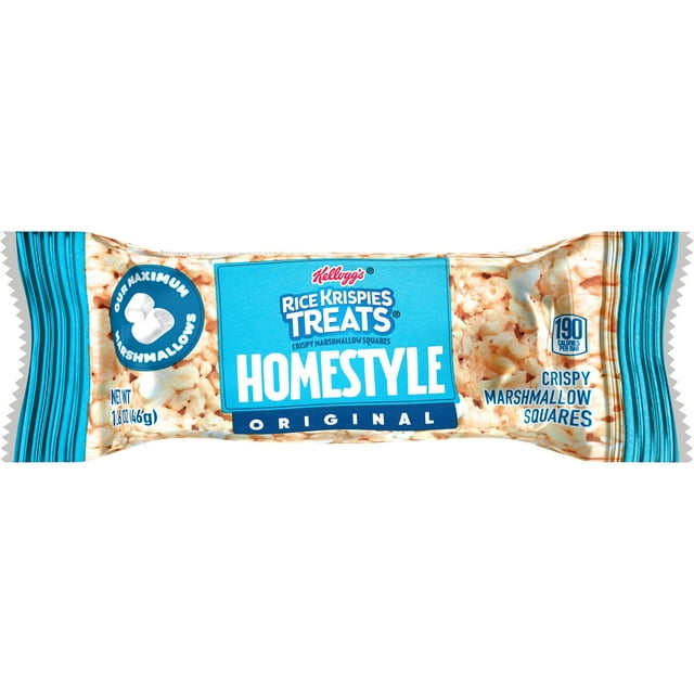 (4 pack) Rice Krispies Treats Homestyle Original - 1.6 oz - Walmart.com