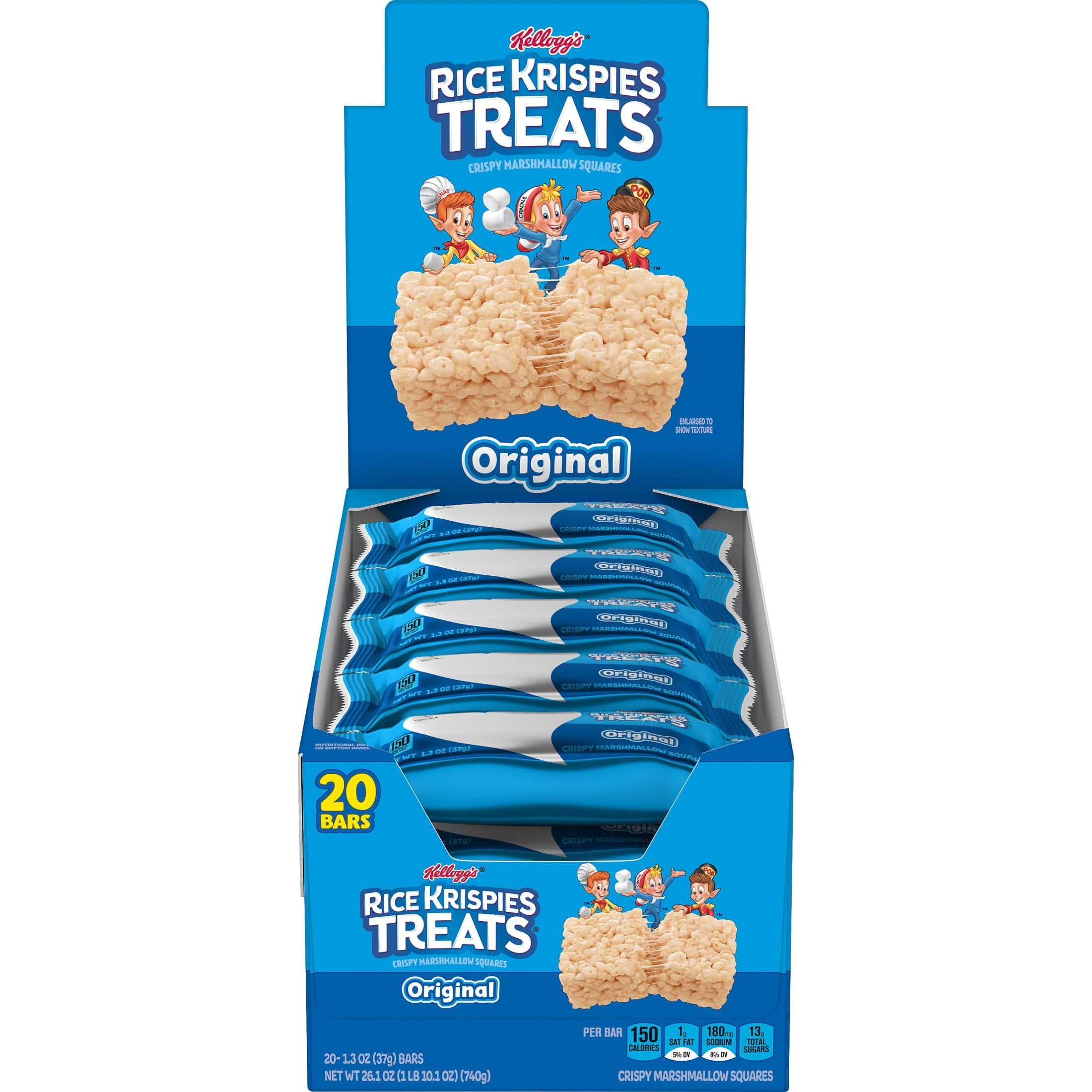 Rice Krispies Treats Marshmallow Snack MDA05 Bars, Lunch Snacks ...