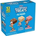 Rice Krispies Treats, Mini Squares, Kids Snacks, Lunch Snacks, Variety Pack, 20.1oz, 52 Bars ...