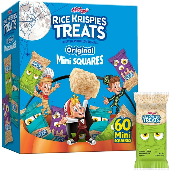 Kellogg's Rice Krispies Crispy Halloween Themed Snacks, Mini Squares ...